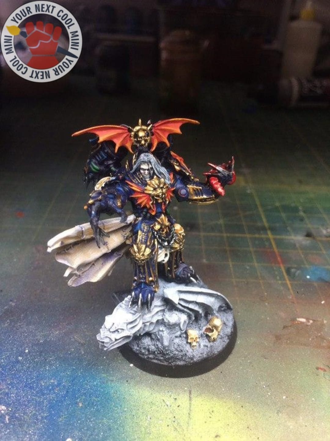 Custom Order Warhammer Konrad Curze Primarch of the Night Lords - Etsy