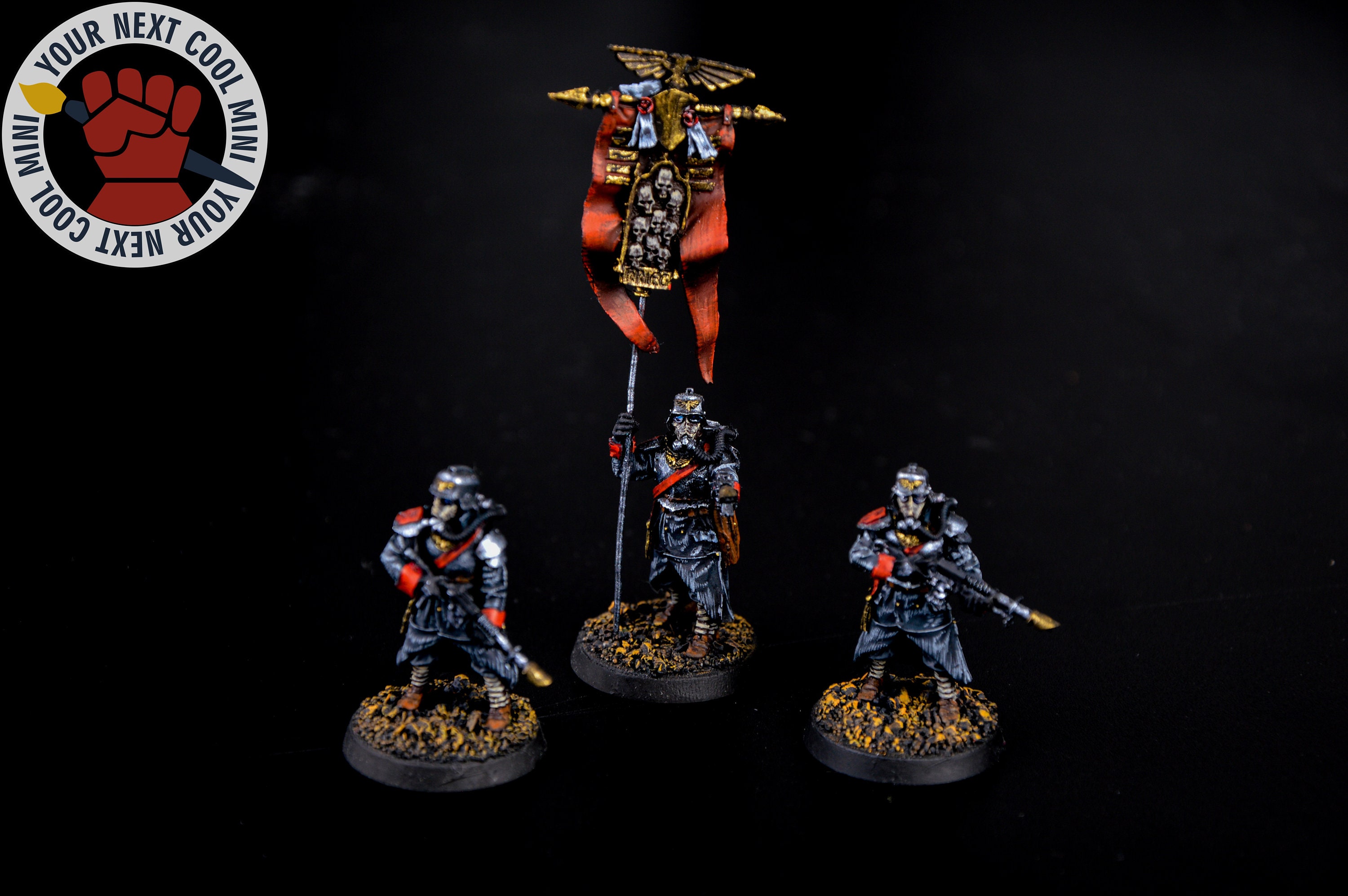 Warhammer 40k. Death Korps of Krieg Standard Bearer 2 Guards - Etsy UK