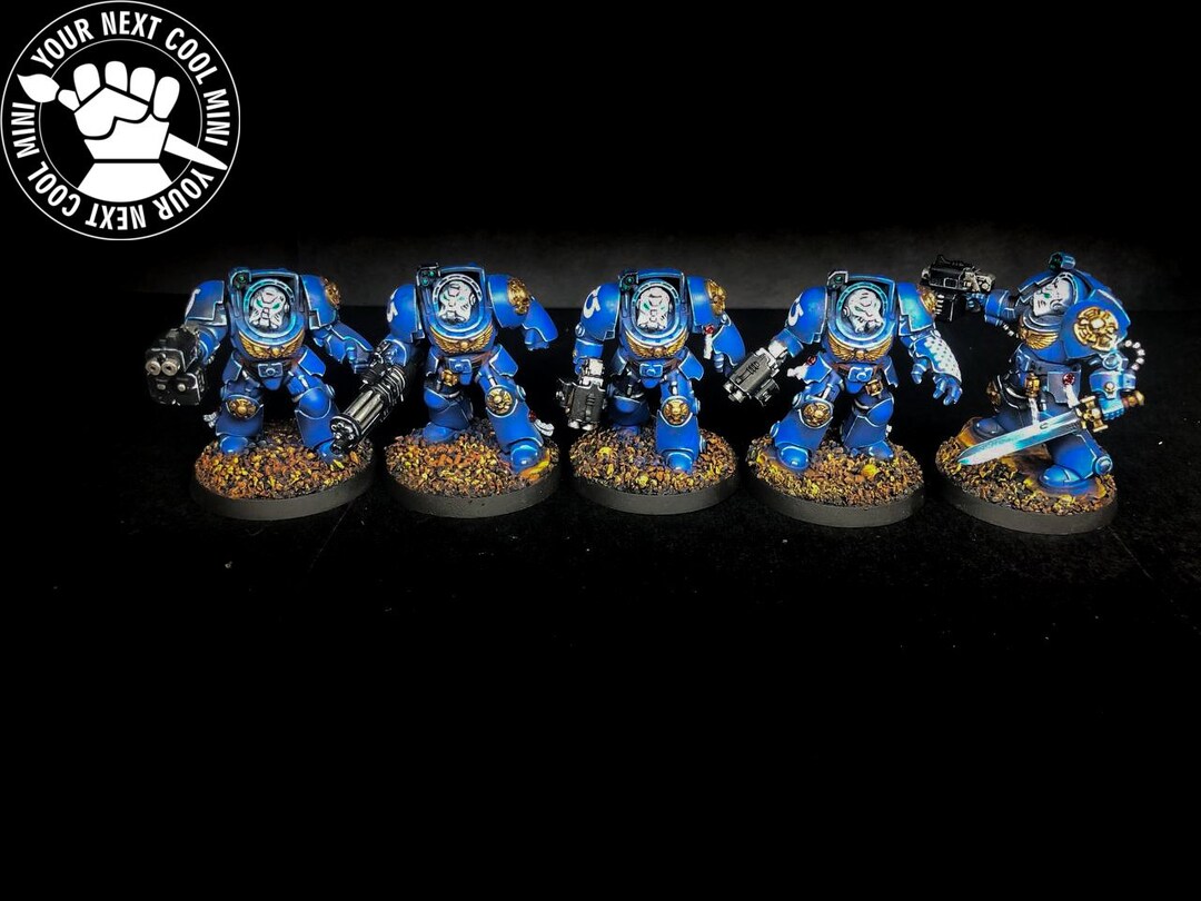 Commission Warhammer 40k. Ultramarine Terminators - Etsy