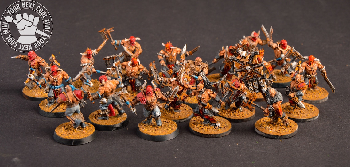 CUSTOM ORDER Warhammer Aos. Blades of Khorne Army - Etsy
