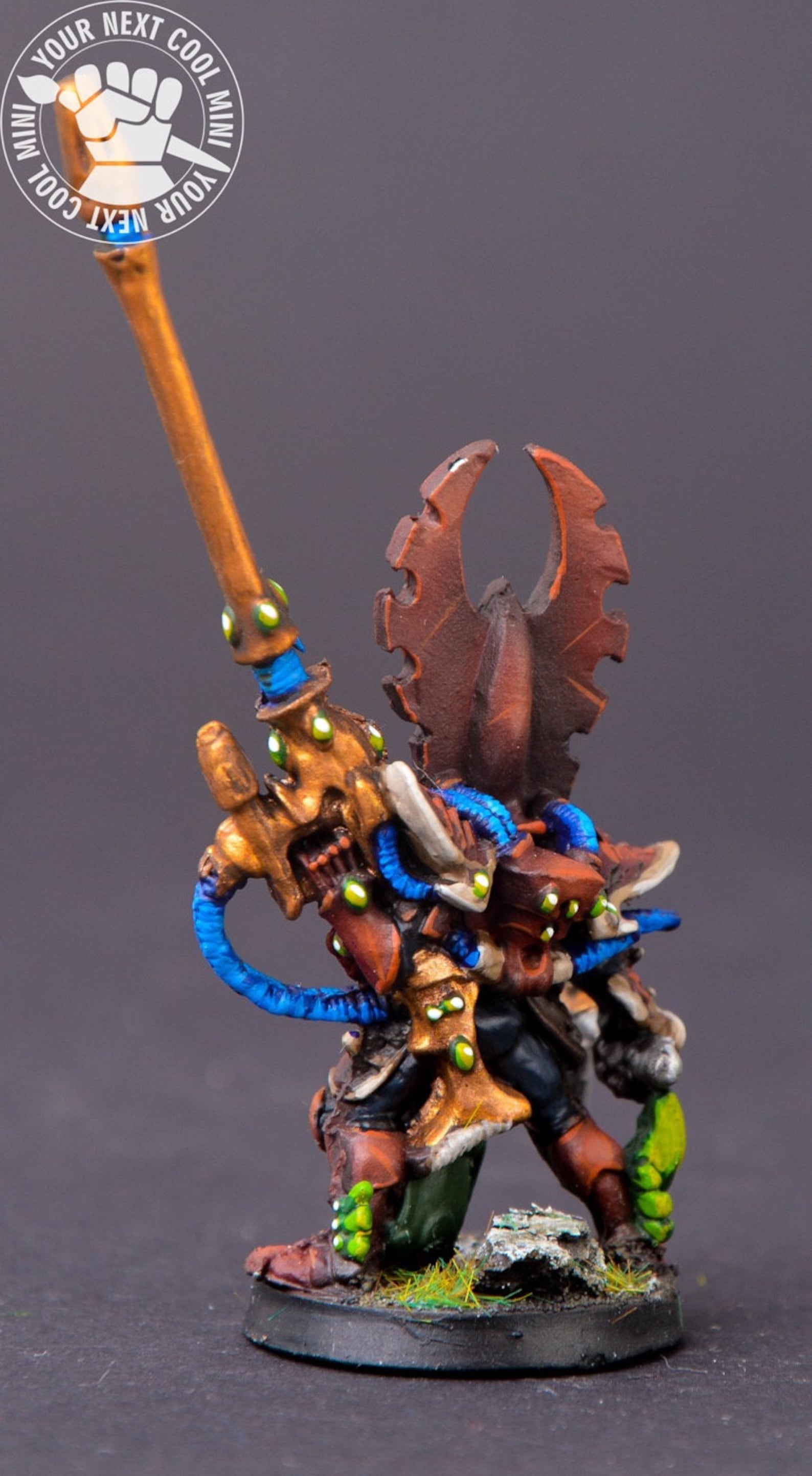 Warhammer 40K Eldar Phoenix Lord Fuegan 1 Metal Mini, Pro Painted With ...