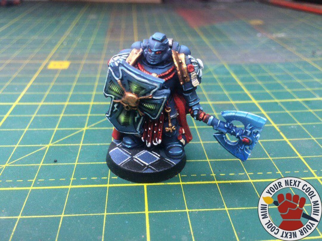 Warhammer 40K Space Marines Ultramarine, Master of the Chapter - Etsy