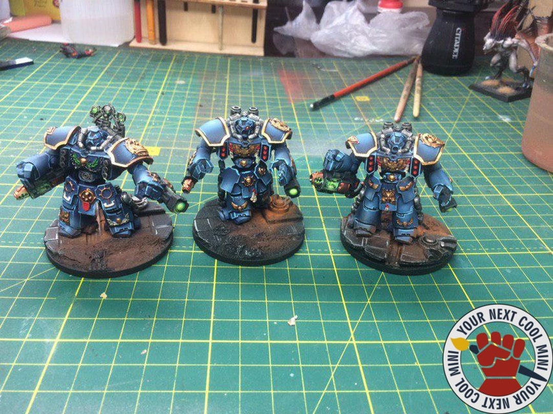 Warhammer 40K PRO PAINTED Space Marines, Ultramarine Centurion ...