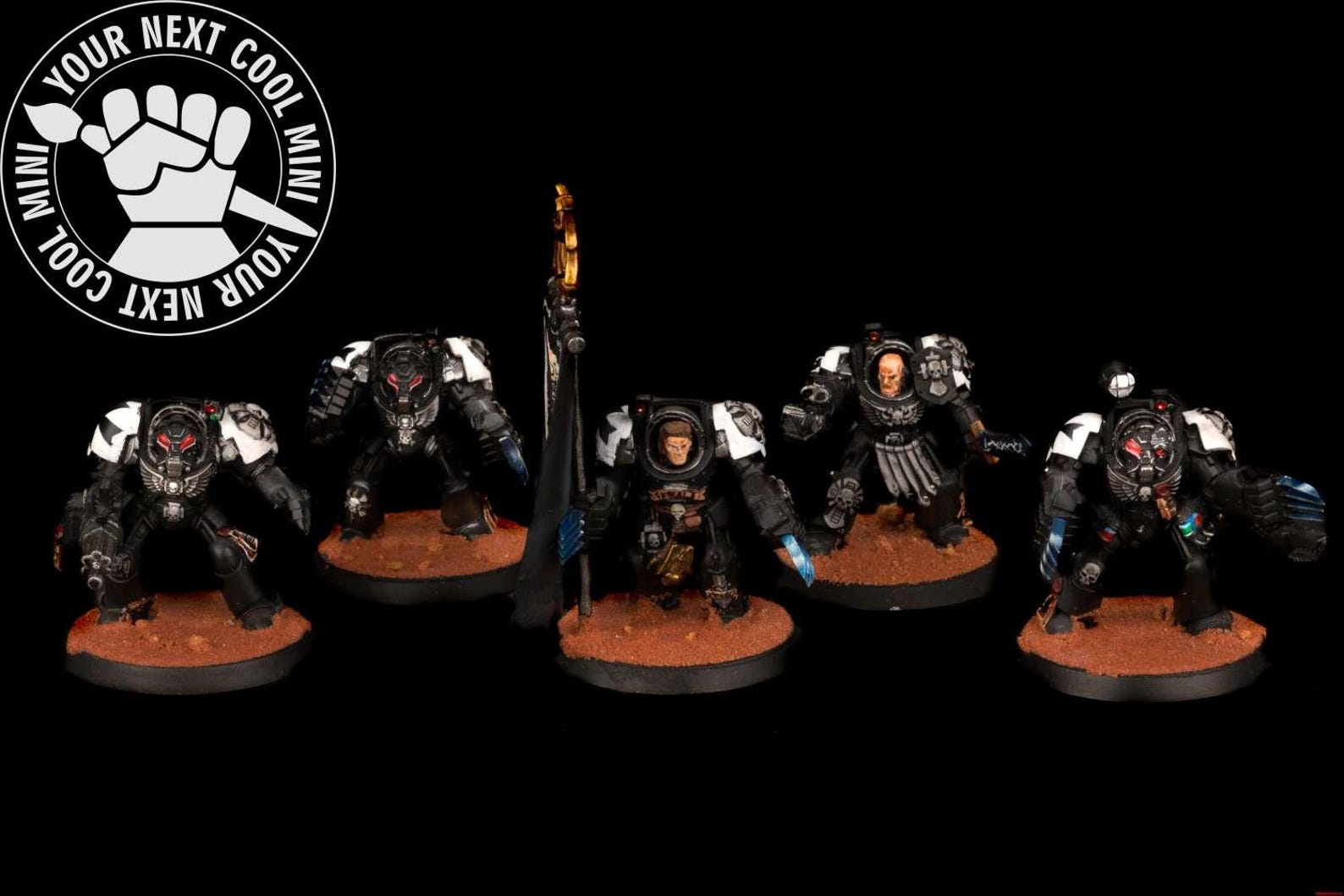 Warhammer 40K. Black Templars Space Marines Terminator Squad - Etsy