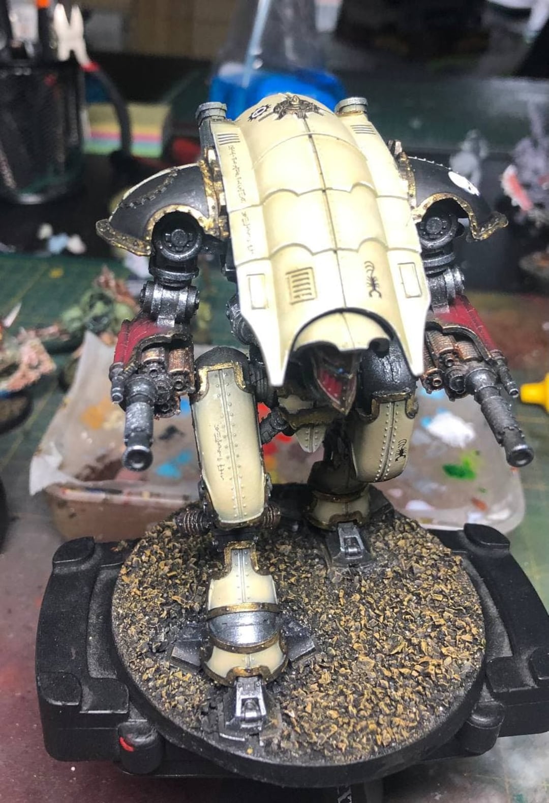 Custom Order Warhammer 40k Mechanicum Knight Moirax With Lightning ...