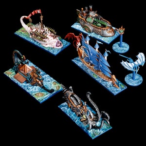 Collectible Dreadfleet Warhammer Fantasy Battle Board Game, Pro-painted ...