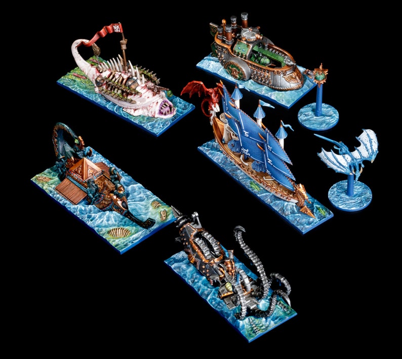 Collectible Dreadfleet Warhammer Fantasy Battle Board Game | Etsy