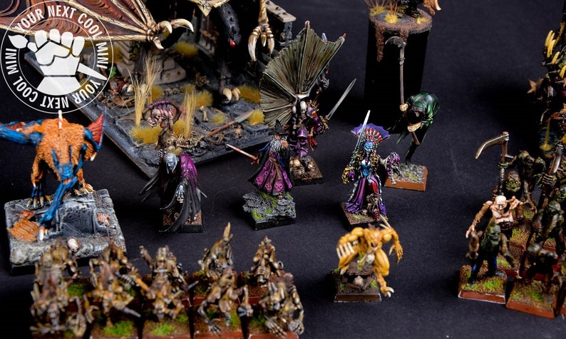 Custom Warhammer Fb/aos PP Vampire Counts Army. 99 PRO Painted | Etsy