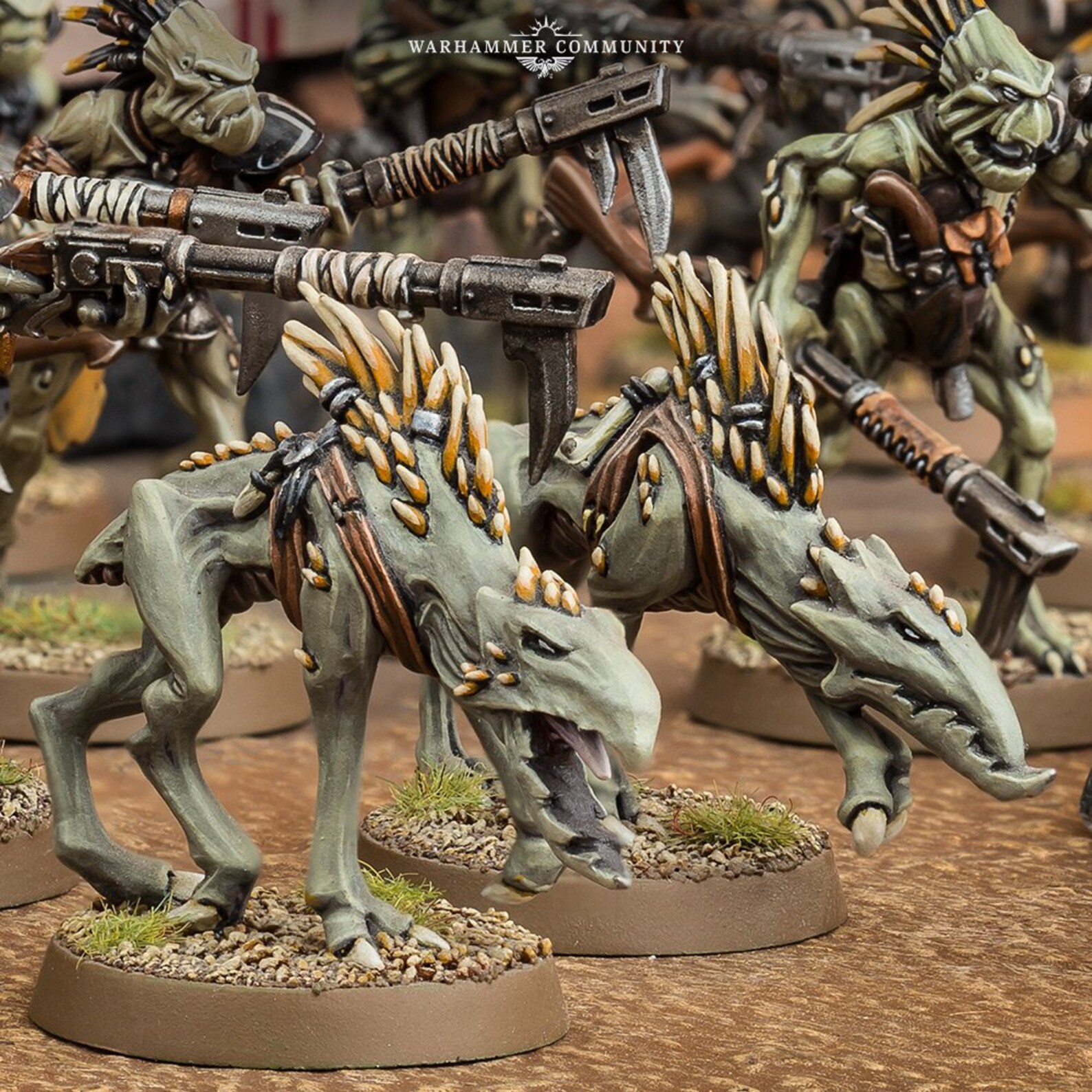Warhammer 40k Kroot Hounds Commission | Etsy