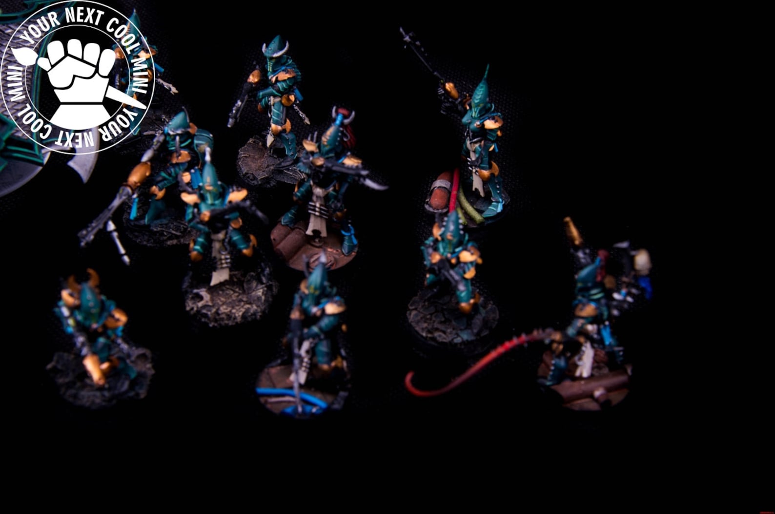 Warhammer 40K Dark Eldars War Band 17 Pc: Visarch, 10 Kabalite Warriors ...