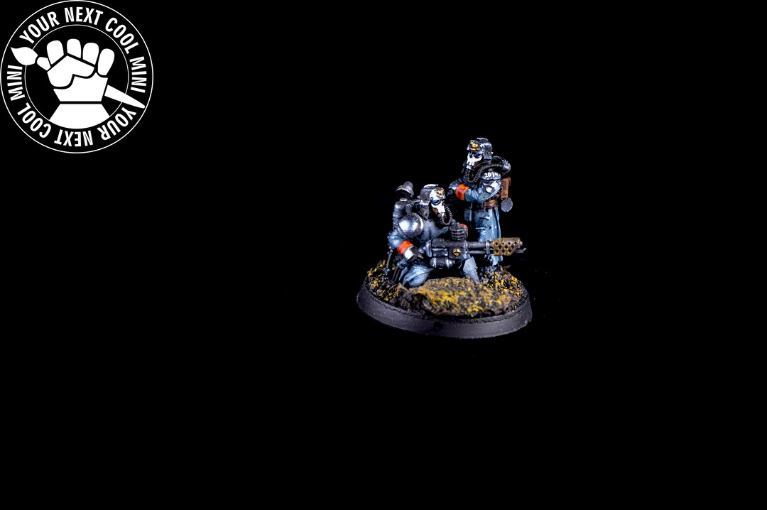 CUSTOM ORDER Warhammer 40k. Death Korps of Krieg Grenadier Heavy Flamer ...