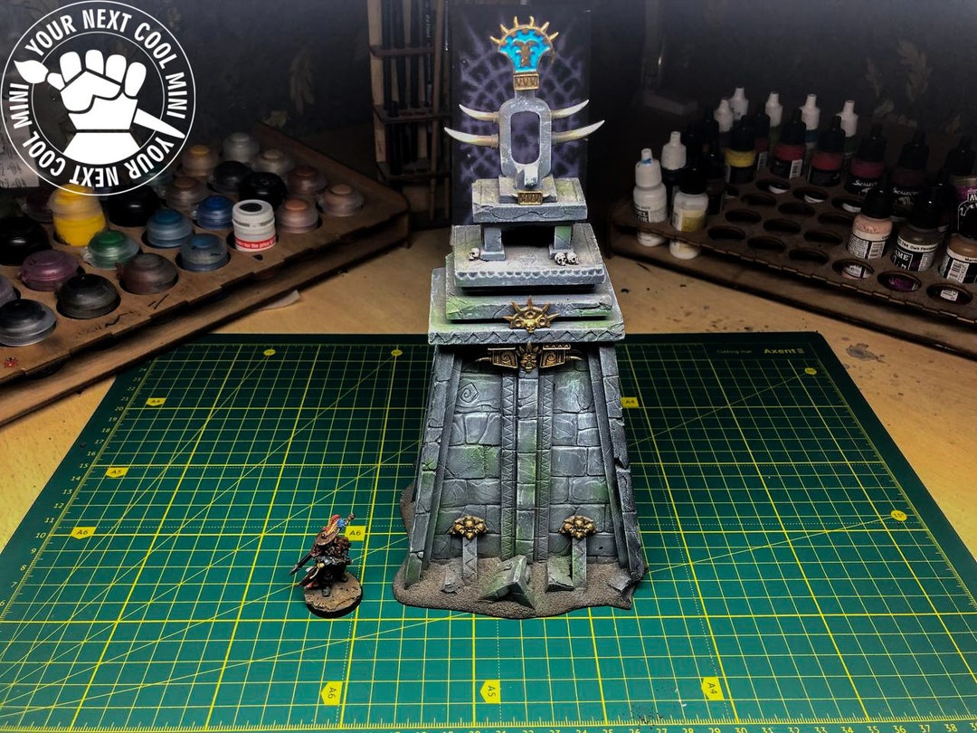 The Sacred Pyramid of the Lizardmen for Warhammer FB or Age of Sigmar ...