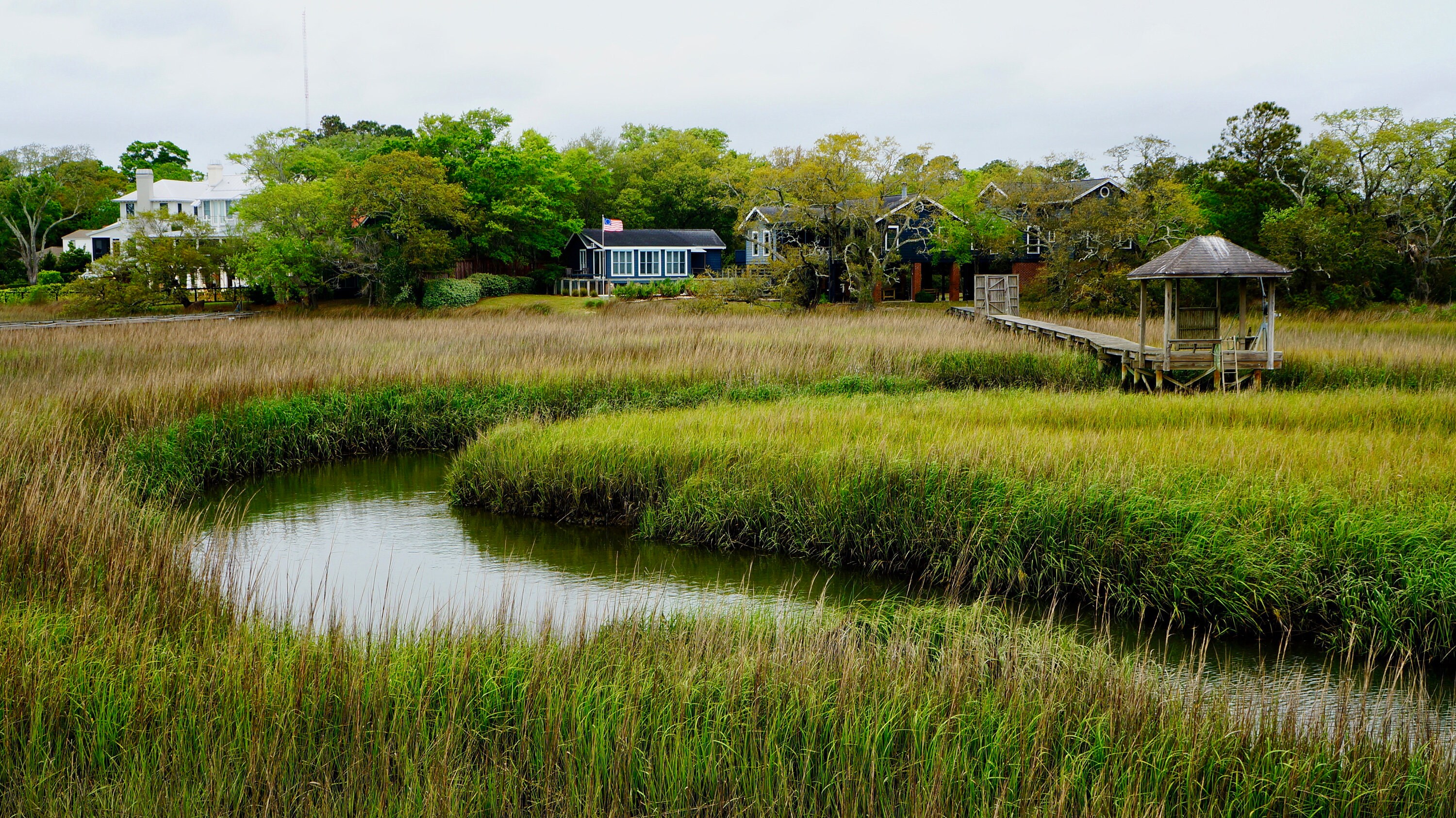 South Carolina Print, Shem Creek Boardwalk, Mount Pleasant, Charleston ...