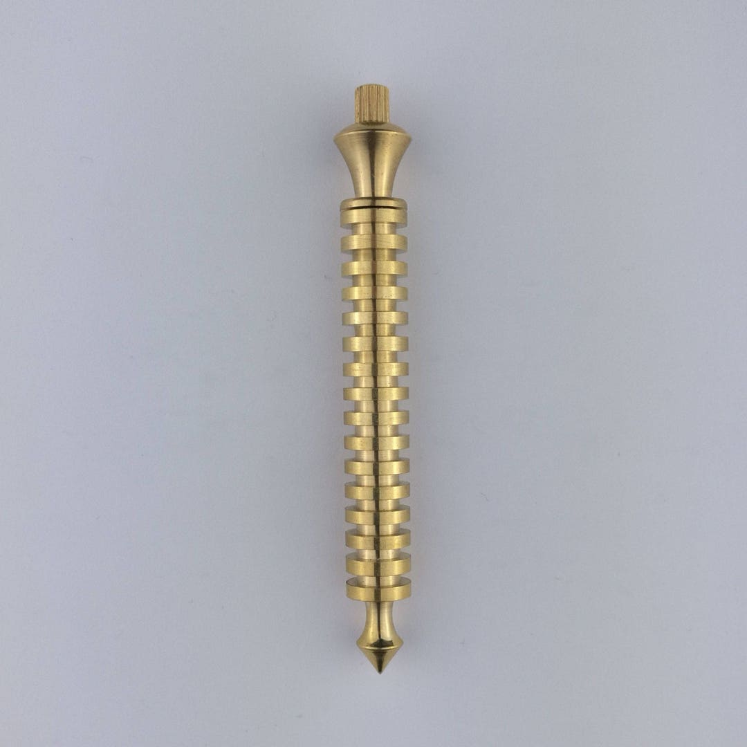 Egyptian Karis Karnak-isis 16 Step Brass Pendulum With Dowsing Charts ...