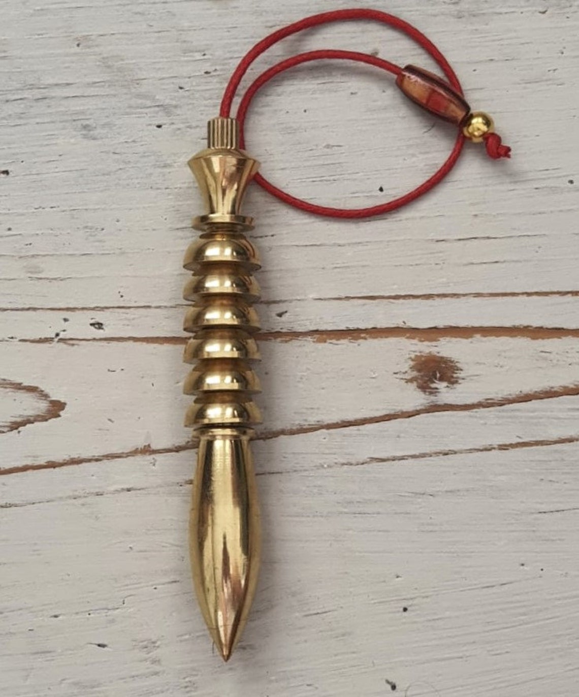 Oskar Osiris-karnak Brass Pendulum With Dowsing Charts and | Etsy