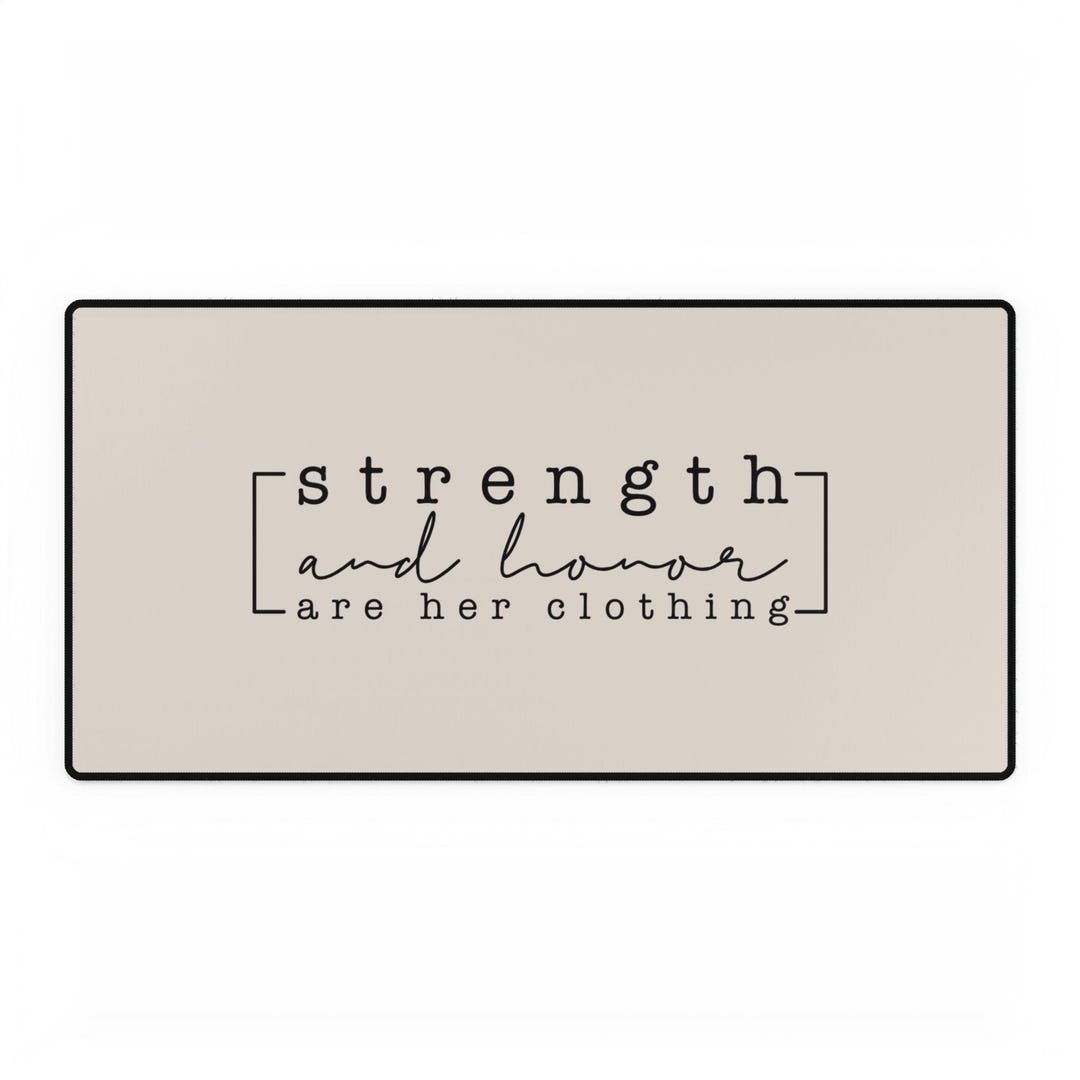 Strength & Honor Desk Mats for Home Office, Custom Desk Pads ...