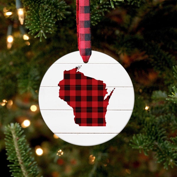 Wisconsin Ornament - Etsy