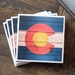 Colorado Gifts / Colorado Flag Coasters / Colorado Housewarming Gift ...