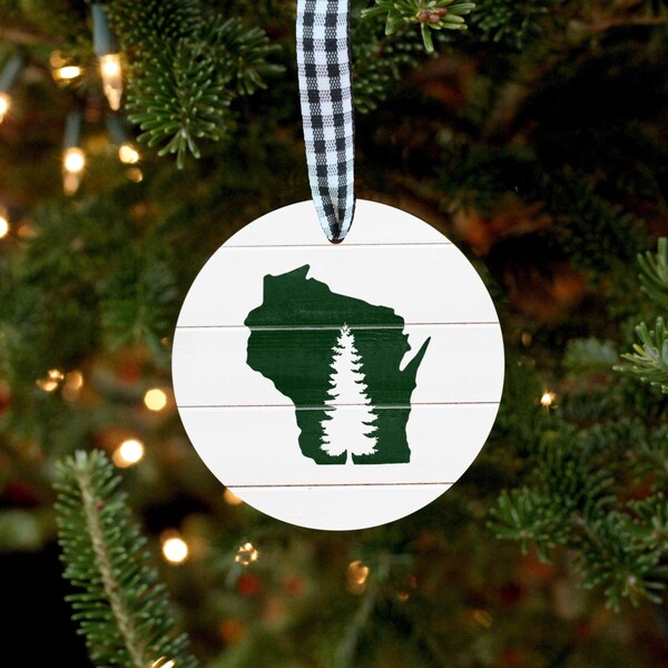 Wisconsin Ornament - Etsy