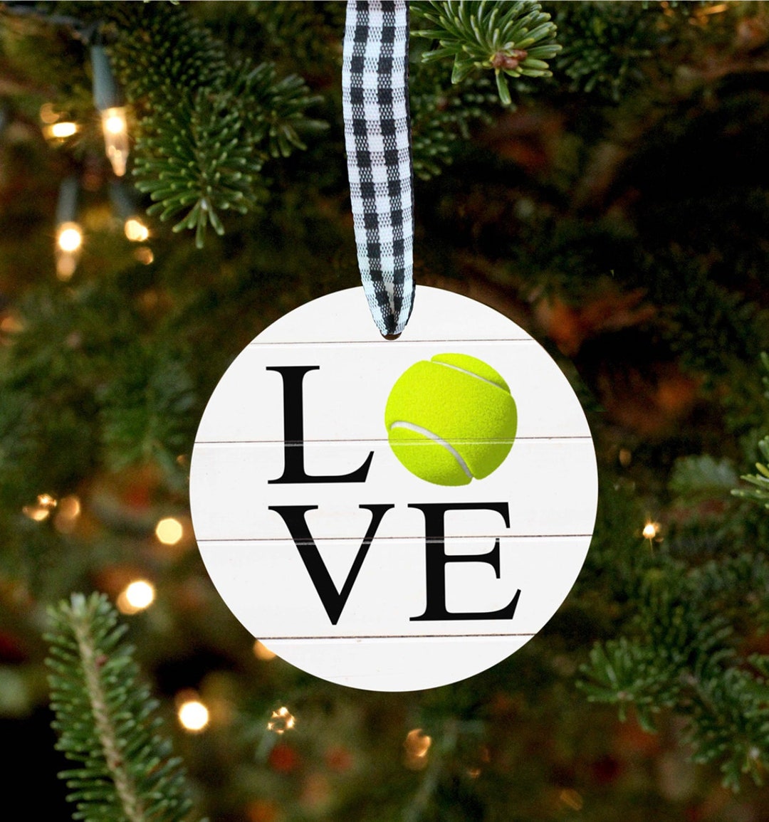 Tennis Ornament, Tennis Gift, Tennis Lover Gift, Tennis Christmas ...