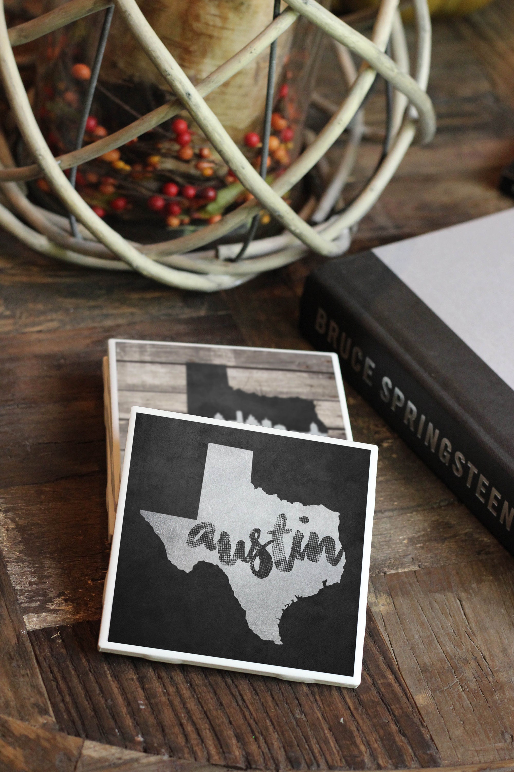 Austin Skyline Coasters / Austin Gifts / Texas Gift / - Etsy