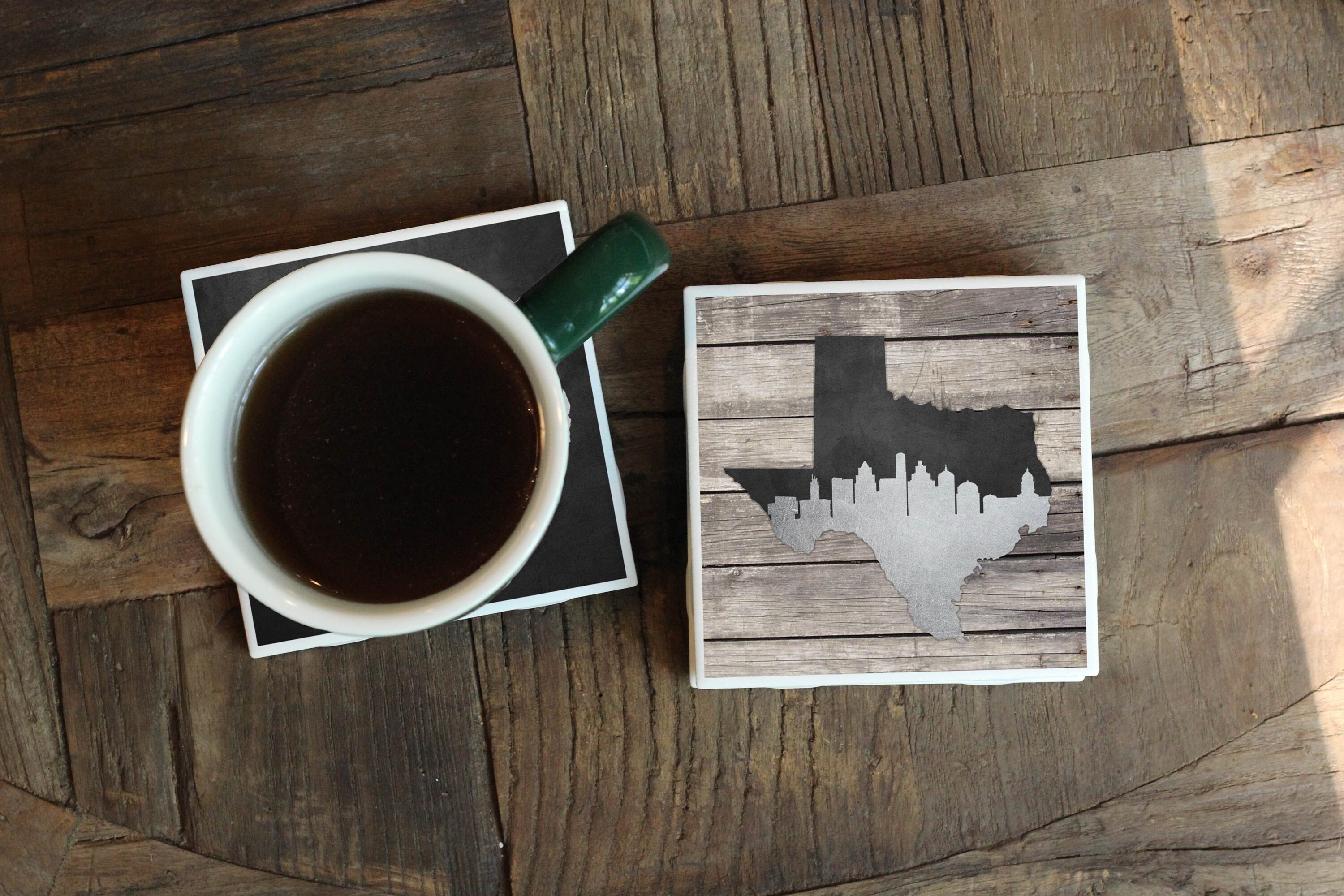 Austin Skyline Coasters / Austin Gifts / Texas Gift / - Etsy