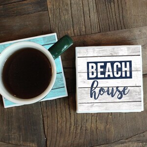 Beach House Gift / Coasters / Beach Decor / Beach Wedding Gift ...