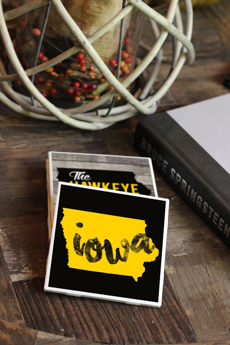 Iowa Gifts / Coasters / Groomsmen Gifts / Iowa Home Decor / Iowa ...