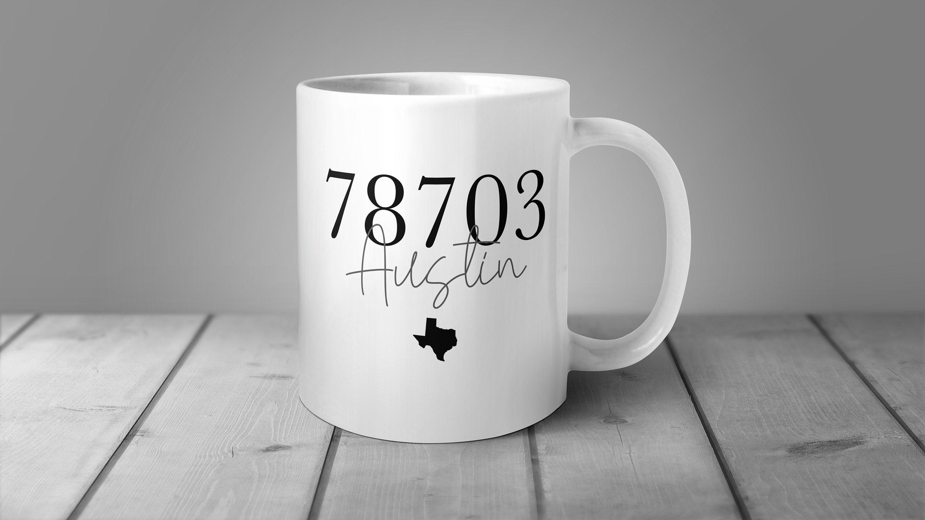 Zip Code Mug Farmhouse Mug Zip Code Gifts Zip Code Sign - Etsy India