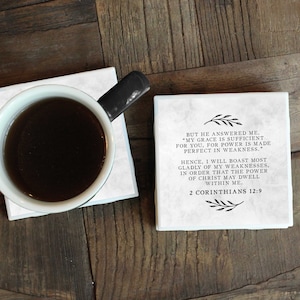 Custom Bible Verse Coasters, Bible Verse, Religious Gifts, Religious ...