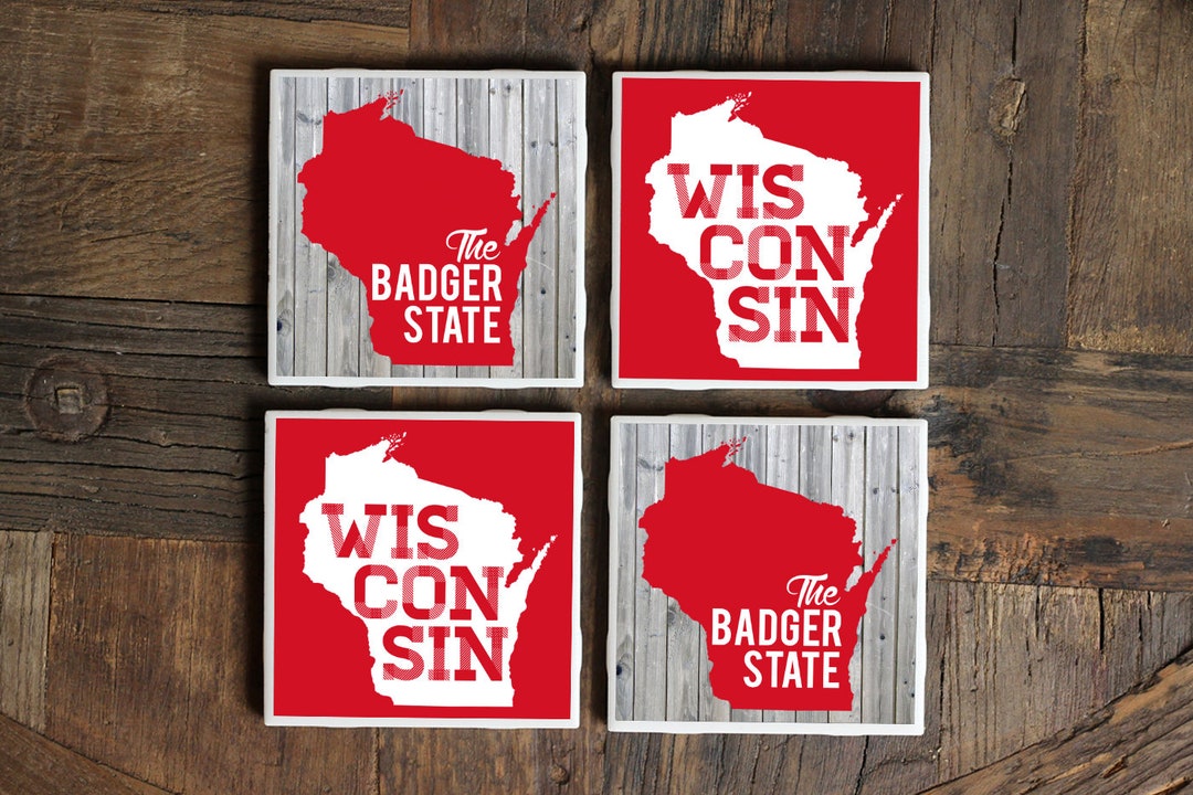 Wisconsin Gifts / Coasters / Housewarming Gifts / Wisconsin Wedding ...
