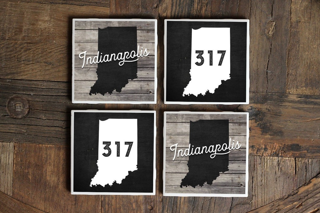 Indianapolis Gifts / Indiana Gifts / Coasters / Indiana Housewarming ...