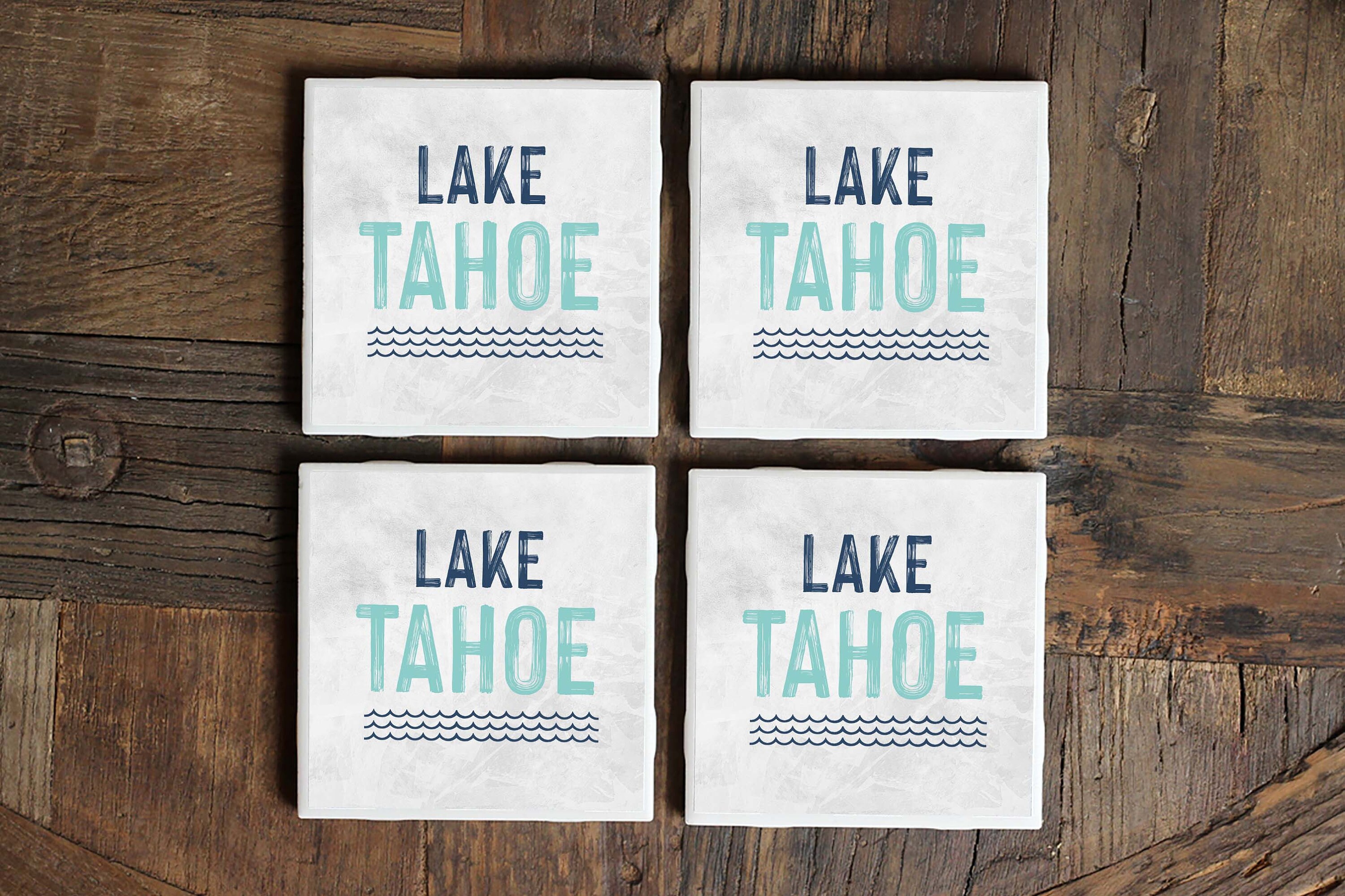 Custom Lake Decor Lake Coasters Lake House Gift - Etsy