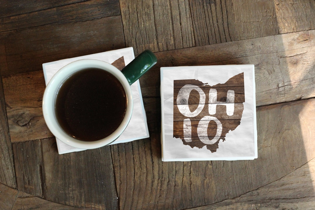 Ohio Housewarming Gifts / Coasters / Ohio Gifts / Ohio Hostess Gift ...