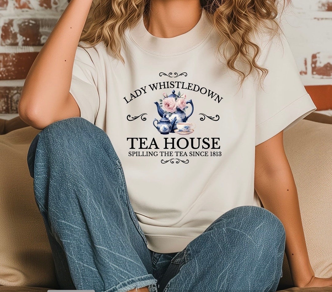 Lady Whistledown, Bridgerton, Spill the Tea, Womens Tshirt, Gift for ...