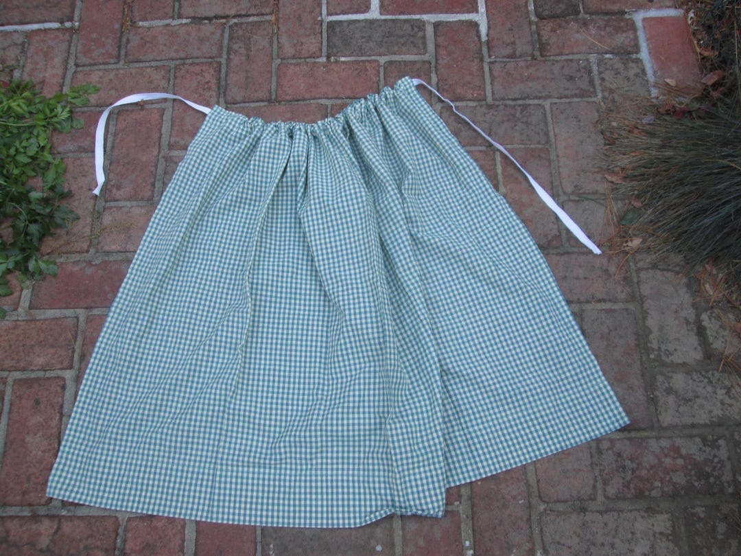 COLONIAL CHECKED APRON Half Camp 18th C - Etsy