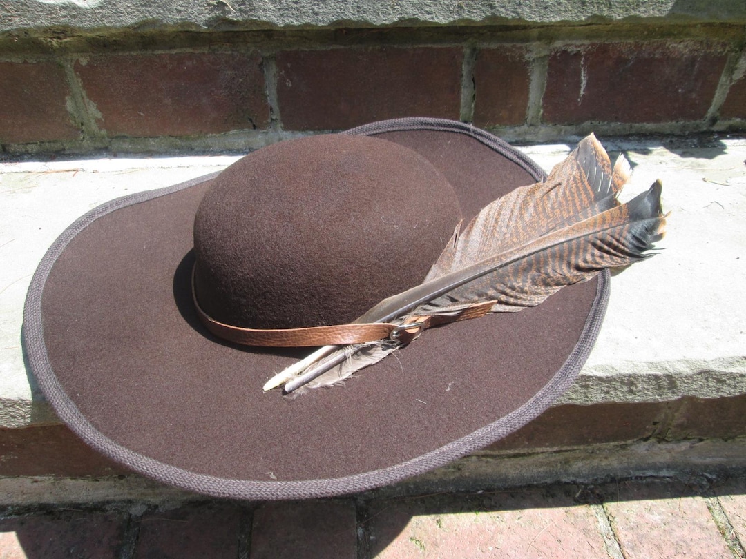 MENS LONGHUNTER HAT 18th C Colonial Woods - Etsy