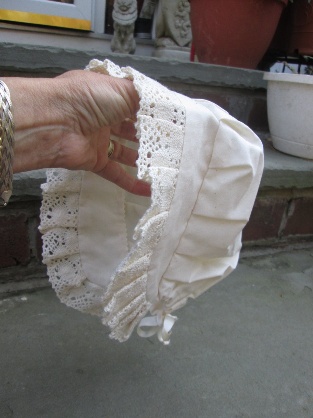 COLONIAL LACE DAYCAP 18th C Cluny Ladies - Etsy