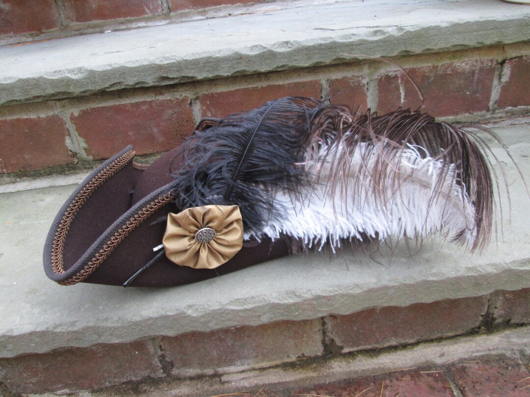 MENS FANCY TRICORN Colonial Hat - Etsy