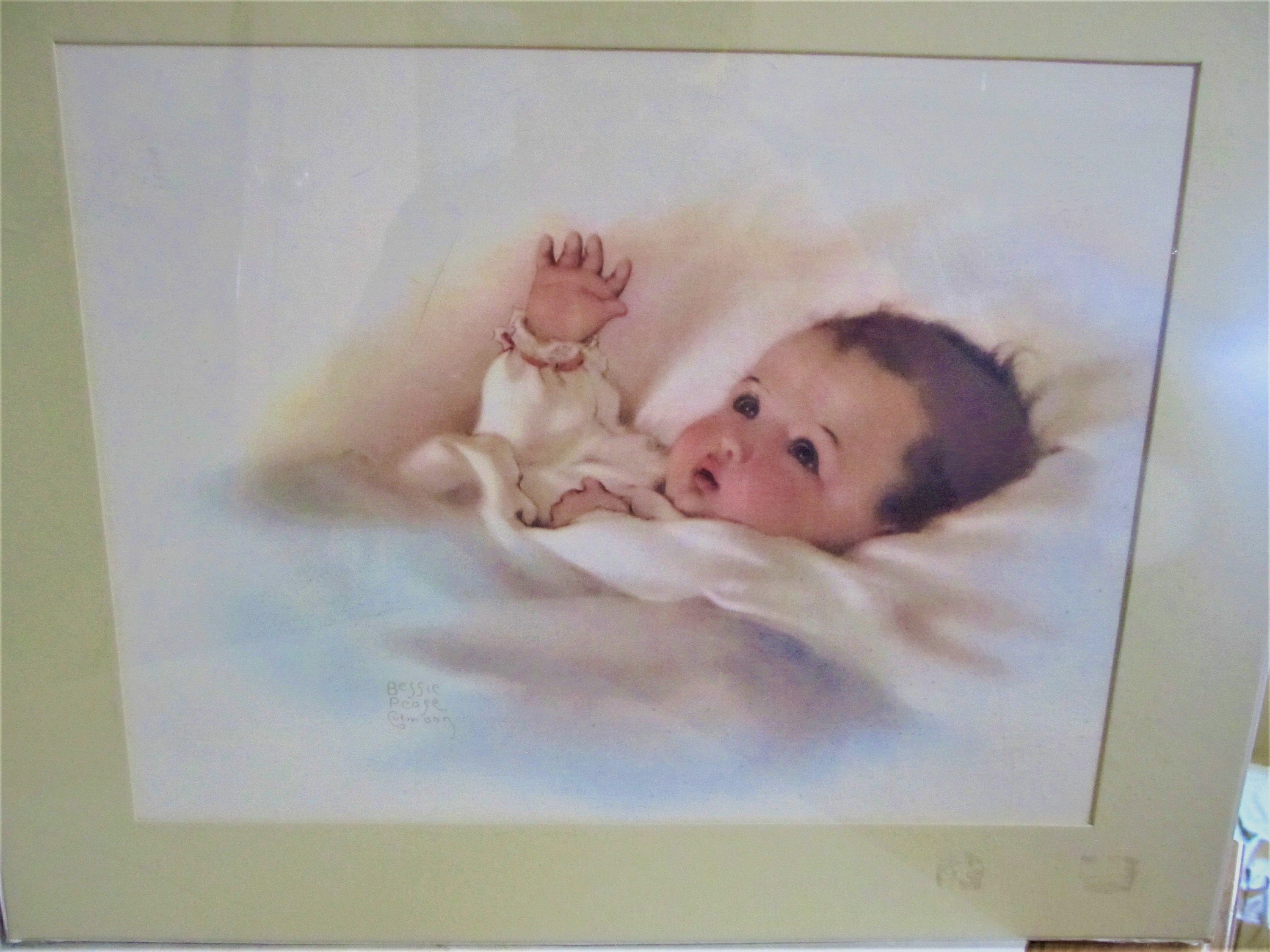 Bessie Pease Gutmann " Awakening Baby " Collector Lithograph Print - Etsy