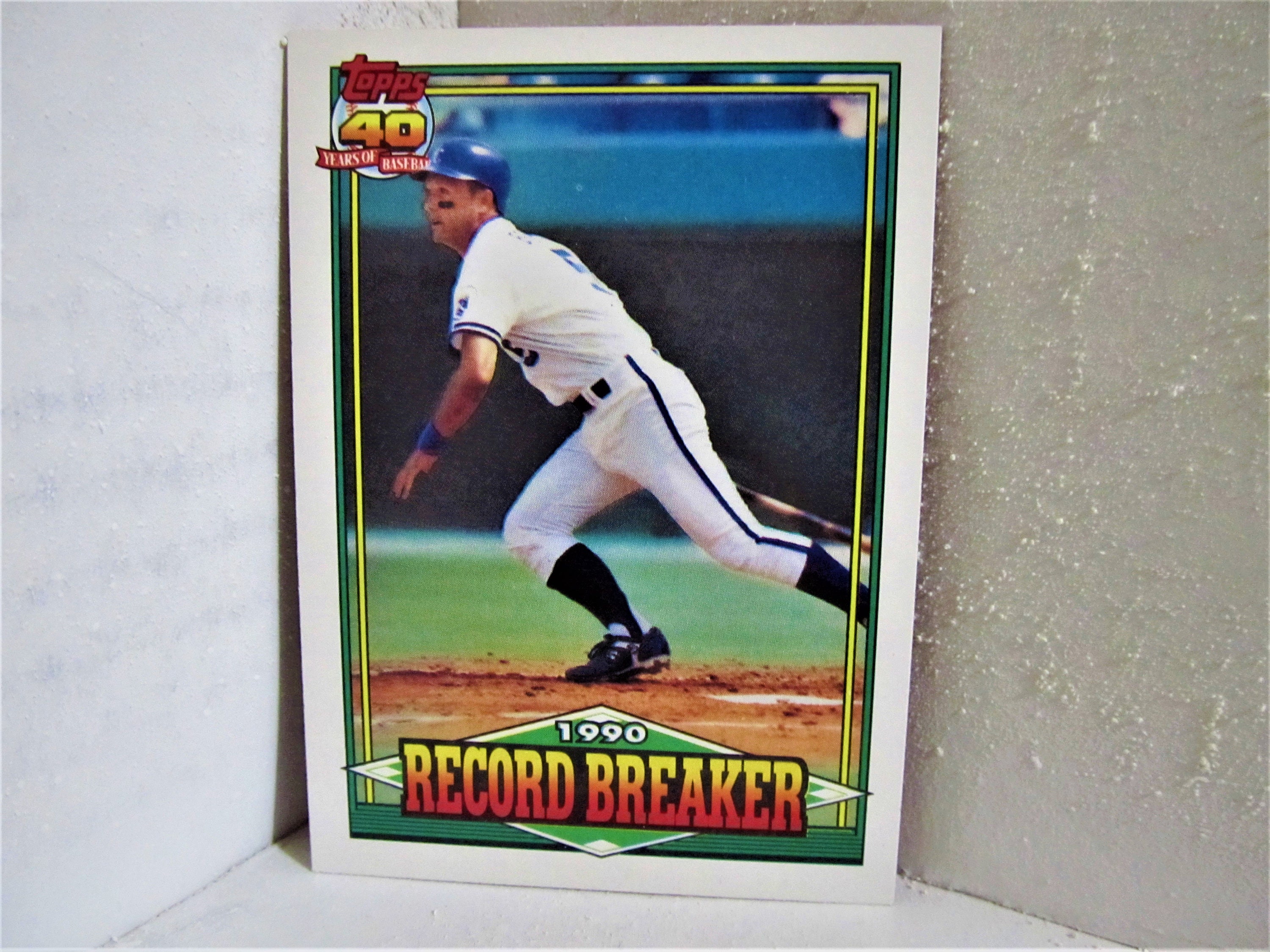 Topps 40 Years of Baseball " 1990 Record Breaker-george Brett ...