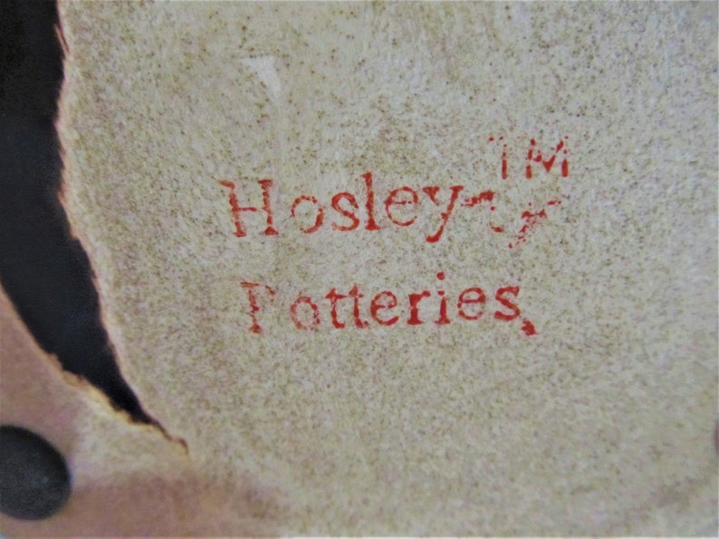 Vintage Hosley 1950's " 2 Handled Crock" Vase - Etsy