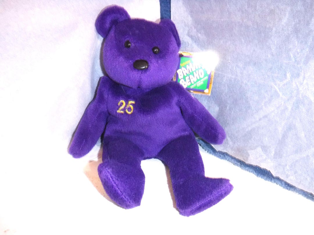 Vintage Salvino's 1998 Bamm Bean's " Mark Mcgwire # 25...purple ...
