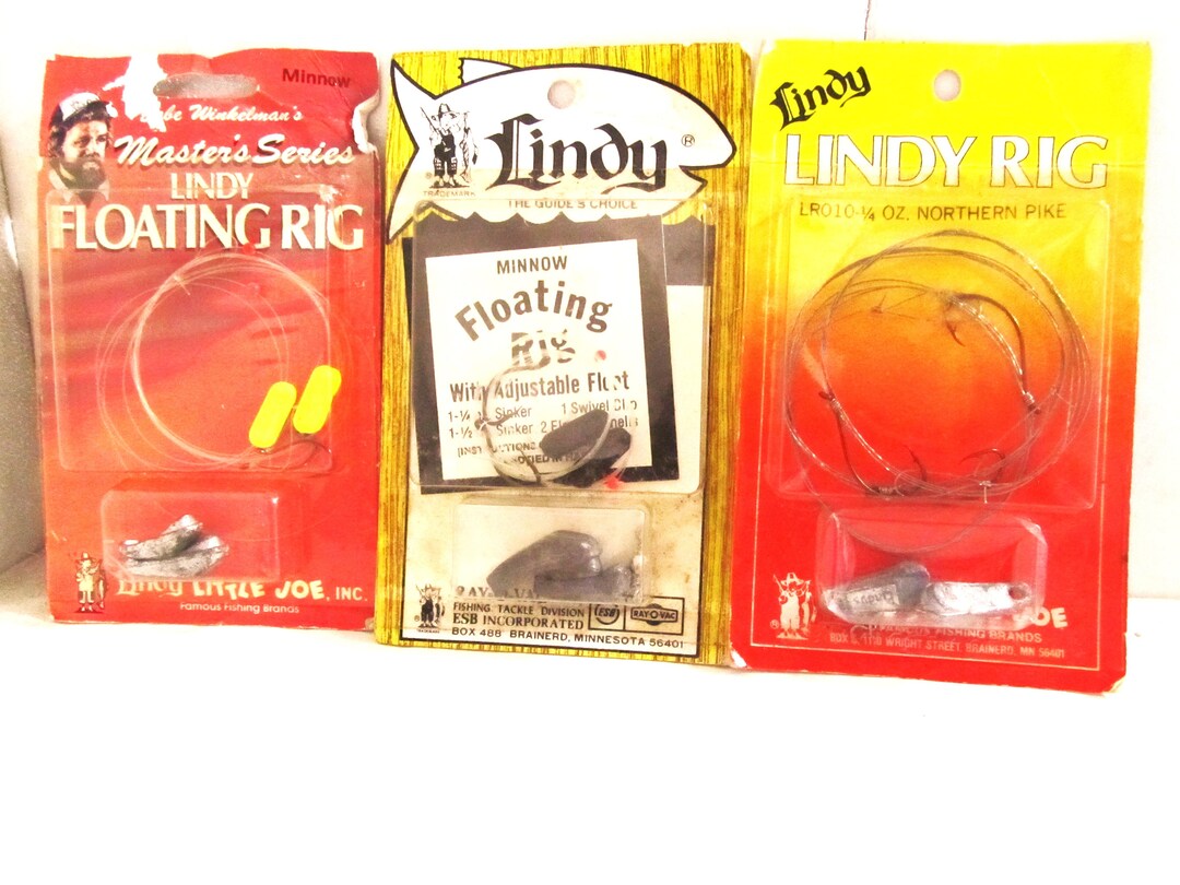 Vintage Trio of Lindy Little Joe " Old Unused 2 Floating & 1 Northern ...