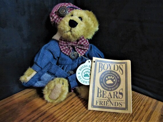 Boyd s Bears Friends 1990 JB Bean Series Collectors Club Teddy Bear Collection