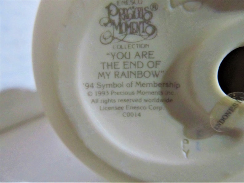 Precious Moments 1994 Symbol of Membership " You Are the End of My ...