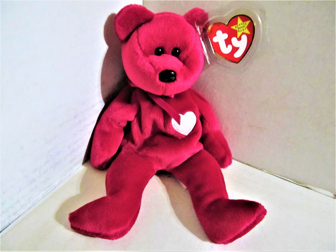 TY Beanie Babies 1998 " Valentina the Valentine Bear" Collector Bear - Etsy