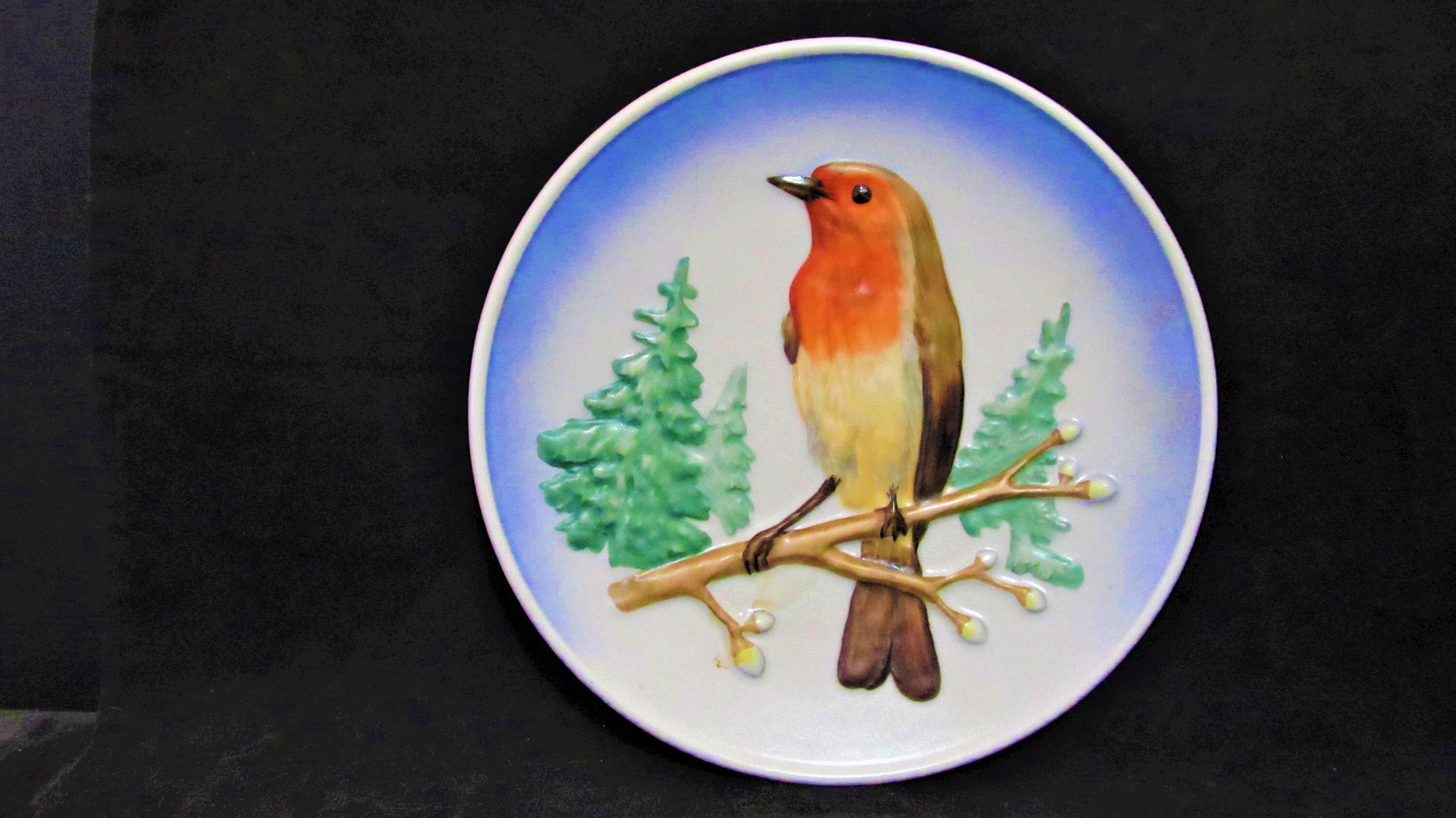 W. Goebel Wildlife Wall Plate Series NO. 1 Robin Collector Plate - Etsy