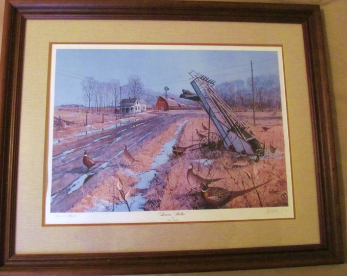 Les C. Kouba's Shelter Series, Artist Proof " Leavin Shelter " Framed ...