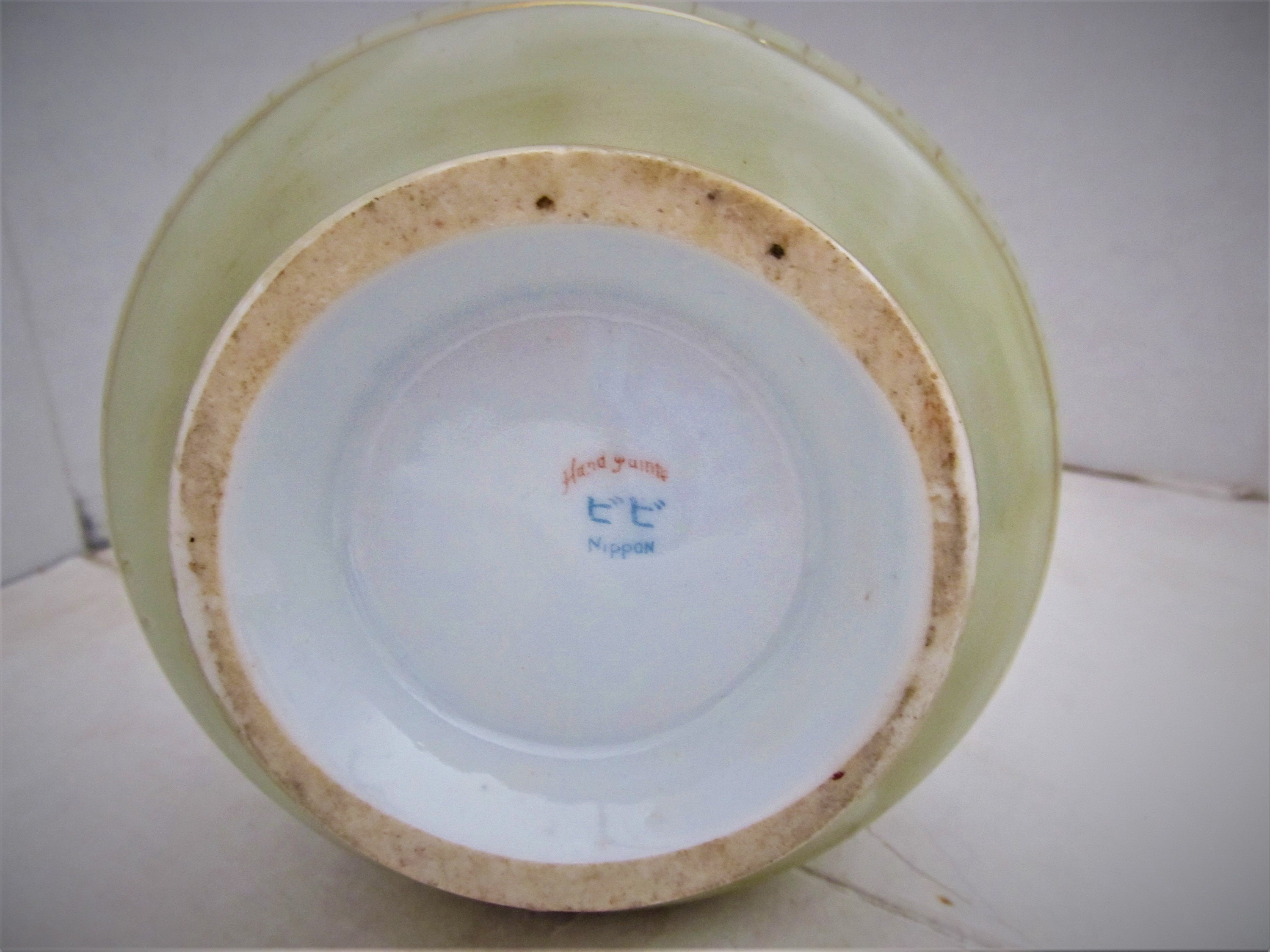 Antique Nippon " Hand Painted Floral" Collector Vase - Etsy